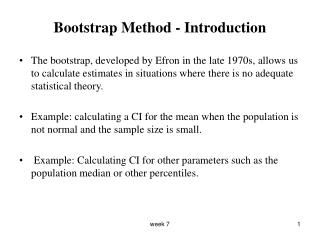 PPT - Bootstrap Method - Introduction PowerPoint Presentation, free ...