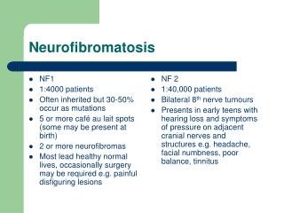PPT - Neurofibromatosis PowerPoint Presentation, free download - ID:771289