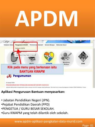 apdm online Online Presentations Channel