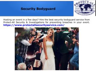 PPT - Executive Protection Agent PowerPoint Presentation, free download ...