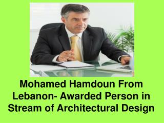 mohamedhamdoun001 Online Presentations Channel