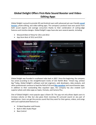 Global Delight Technologies Pvt. Ltd Online Presentations Channel