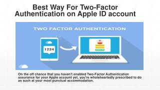 PPT - Ways To Configure Two Factor Authentication PowerPoint ...