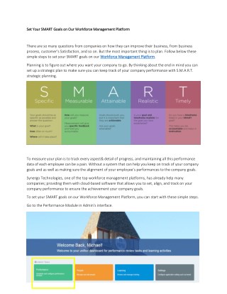 Synergo Online Presentations Channel
