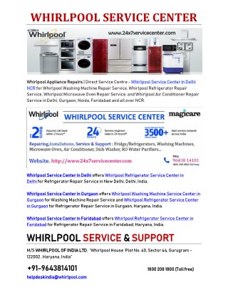 Appliance Service Center Online Presentations Channel
