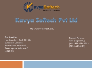 Kavya Softech Private Limited Online Presentations Channel
