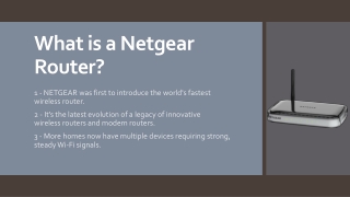PPT - What is a Netgear Router? PowerPoint Presentation, free download ...