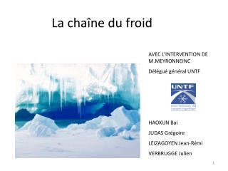 PPT - La chaîne du froid PowerPoint Presentation, free download - ID:828696