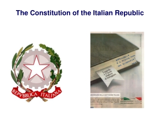 PPT - The Constitution of the Italian Republic PowerPoint Presentation ...