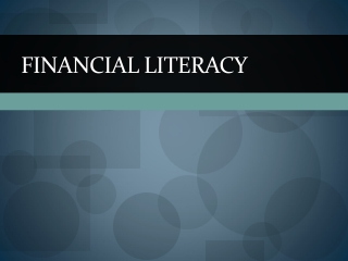 PPT - Financial Literacy PowerPoint Presentation, free download - ID ...