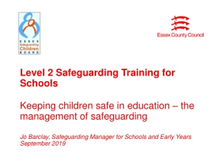 PPT - Level 2 Safeguarding Training for Schools PowerPoint Presentation ...