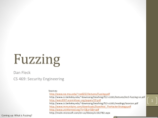 PPT - Fuzzing PowerPoint Presentation, free download - ID:8891234
