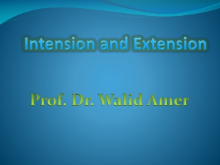 Increasing intension decreasing extension PowerPoint (PPT ...