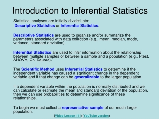 PPT - Introduction to Inferential Statistics PowerPoint Presentation ...