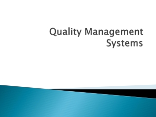 PPT - Quality Management Systems PowerPoint Presentation, free download ...