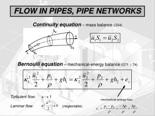 PPT - Head loss in a pipe—using the Darcy-Weisbach Equation PowerPoint ...