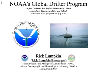 PPT - NOAA’s Global Drifter Program PowerPoint Presentation, free ...