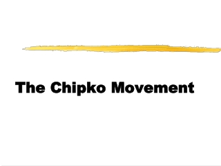PPT - The Chipko Movement PowerPoint Presentation, free download - ID ...
