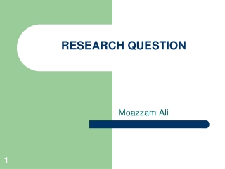 PPT - RESEARCH QUESTION PowerPoint Presentation, free download - ID:9185321