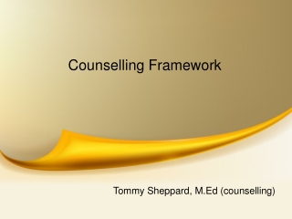 PPT - Counselling Framework PowerPoint Presentation, free download - ID ...