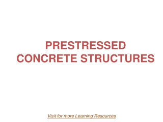 PPT - PRESTRESSED CONCRETE STRUCTURES PowerPoint Presentation, free ...