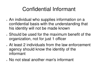 PPT - Confidential Informant PowerPoint Presentation, free download ...