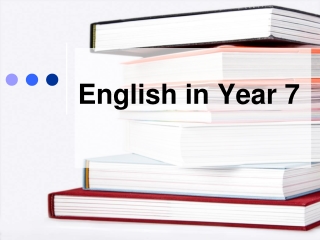 PPT - English in Year 7 PowerPoint Presentation, free download - ID:9214641