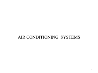 PPT - AIR CONDITIONING SYSTEMS PowerPoint Presentation, free download ...