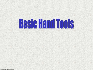 PPT - Basic Hand Tools PowerPoint Presentation, free download - ID:9307624