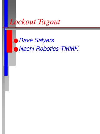 PPT - Lockout Tagout PowerPoint Presentation, free download - ID:9334212