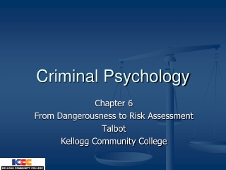 PPT - Criminal Psychology PowerPoint Presentation, free download - ID ...