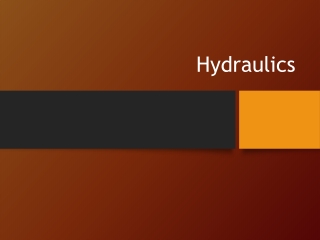 PPT - Hydraulics PowerPoint Presentation, free download - ID:9377662