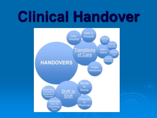 PPT - Clinical Handover PowerPoint Presentation, free download - ID:9443622