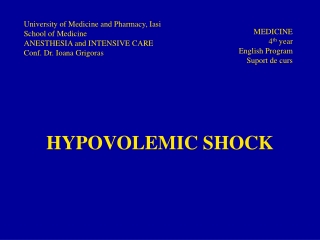 PPT - HYPOVOLEMIC SHOCK PowerPoint Presentation, free download - ID:9447262