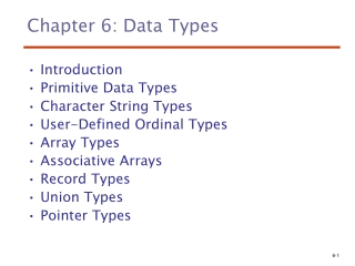 PPT - Chapter 6: Data Types PowerPoint Presentation, free download - ID ...