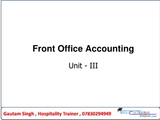 PPT - Front Office Accounting PowerPoint Presentation, free download ...
