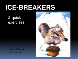 PPT - ICE-BREAKERS PowerPoint Presentation, free download - ID:9480196