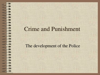 PPT - Crime and Punishment PowerPoint Presentation, free download - ID ...
