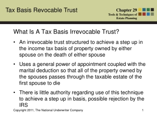 PPT - What Is A Tax Basis Irrevocable Trust? PowerPoint Presentation ...