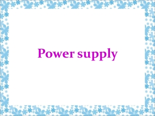 PPT - Power supply PowerPoint Presentation, free download - ID:9540282