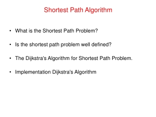 PPT - Shortest Path Algorithm PowerPoint Presentation, free download ...