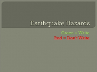 PPT - Earthquake Hazards PowerPoint Presentation, free download - ID ...