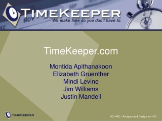 Timekeeper ataaps menu PowerPoint (PPT) Presentations, Timekeeper ...