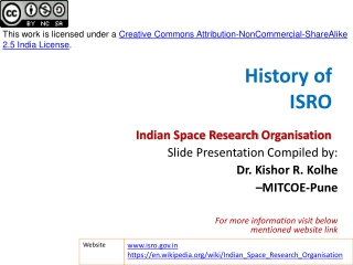 PPT - History of ISRO PowerPoint Presentation, free download - ID:9637868