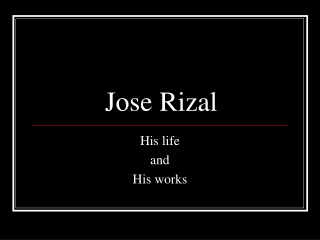 Leon monroy taught rizal PowerPoint (PPT) Presentations, Leon monroy ...