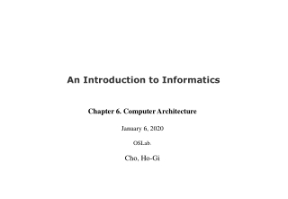 PPT - An Introduction to Informatics PowerPoint Presentation, free ...