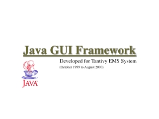 PPT - Java GUI Framework PowerPoint Presentation, free download - ID ...