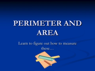 PPT - PERIMETER AND AREA PowerPoint Presentation, free download - ID ...