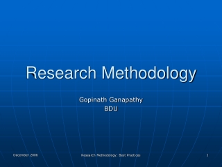 PPT - Research Methodology PowerPoint Presentation, free download - ID ...