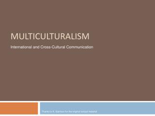 PPT - Multiculturalism PowerPoint Presentation, free download - ID:981515